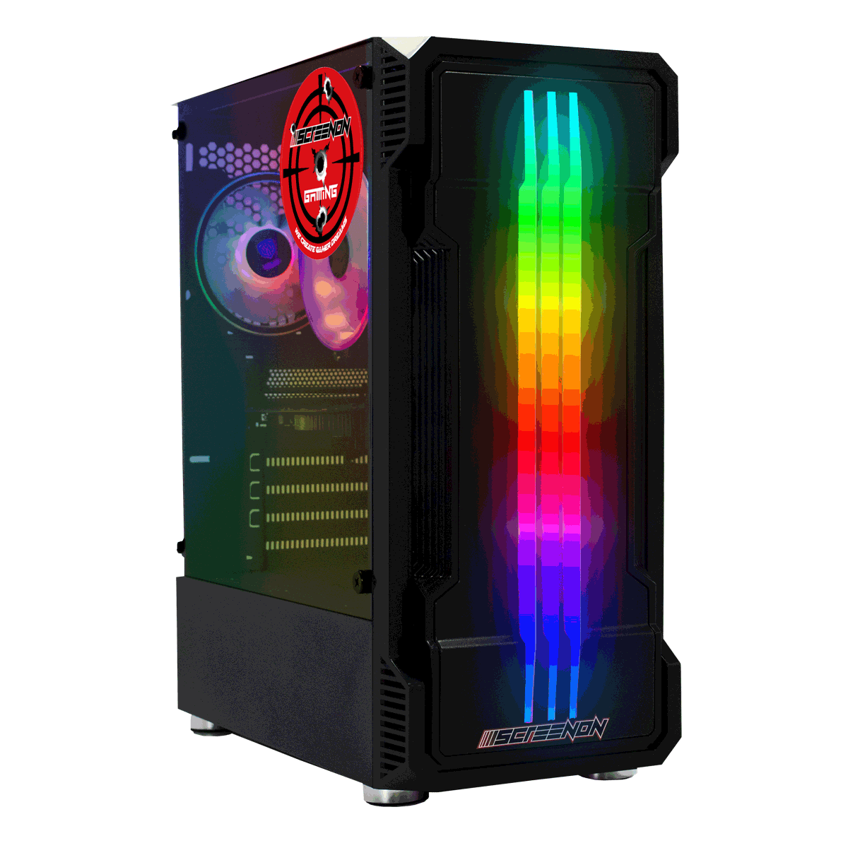 Screenon - Game Computer / Gaming PC - Ryzen 5 - 1 TB M.2 SSD - 16 GB