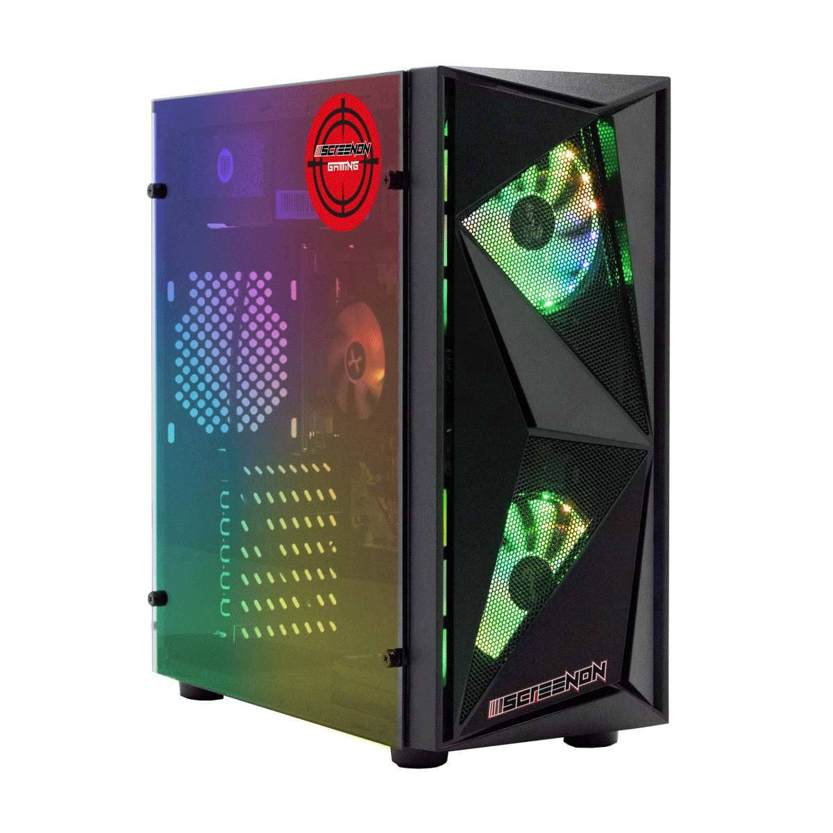 Screenon - Game Computer / Gaming PC - Ryzen 5 - 1 TB M.2 SSD - 16 GB