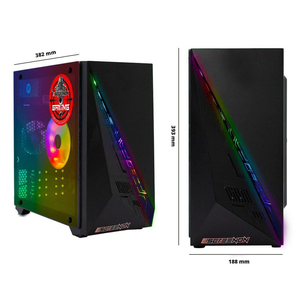 ScreenON - Game Computer / Gaming PC - Ryzen 5 - 1TB M.2 SSD - 16GB RA